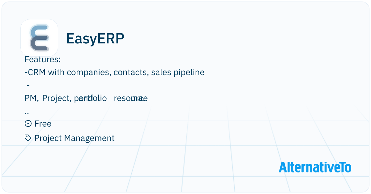 EasyERP: Super Fast Open-Source ERP/CRM/HRM for small business based on ...