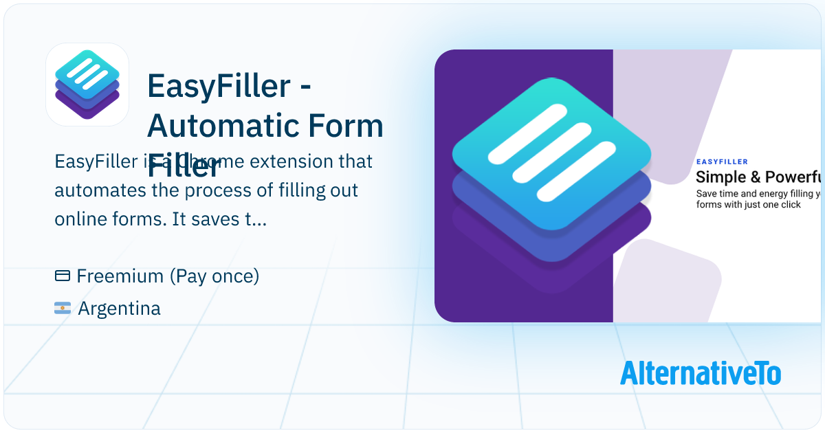 EasyFiller - Automatic Form Filler: Automatically complete forms with ...
