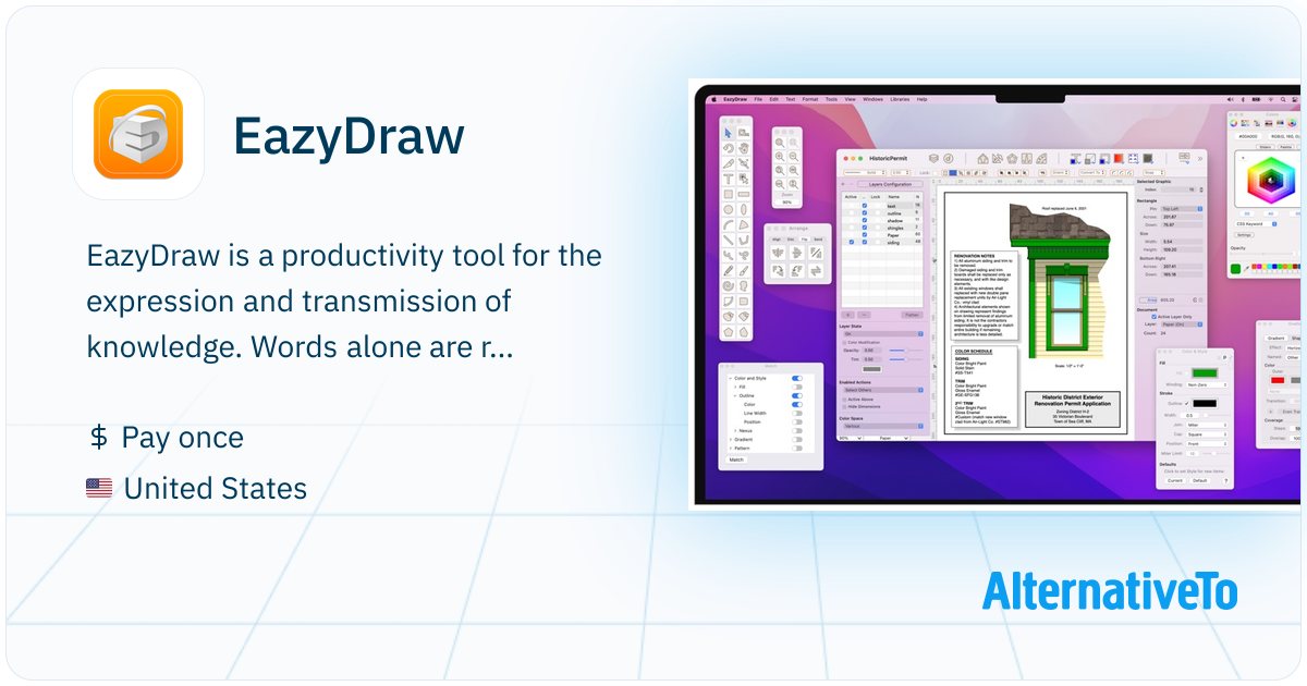 EazyDraw: Productivity tool for the expression and transmission of ...