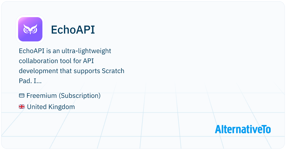 EchoAPI: All-in-one API development collaboration platform that offers ...