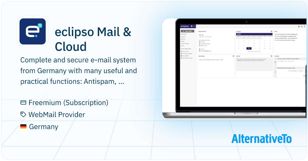 eclipso Mail & Cloud: Complete and secure e-mail system from Germany ...