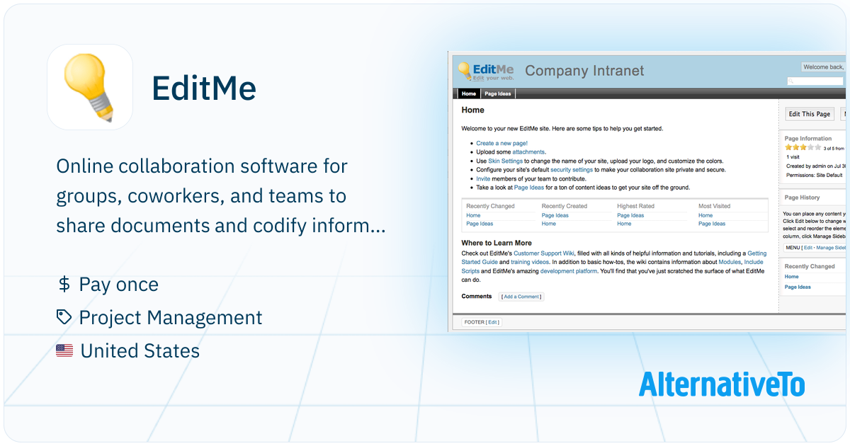 EditMe: Online collaboration software for groups | AlternativeTo