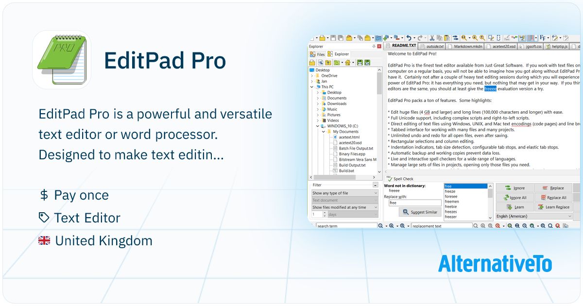 EditPad Pro: Powerful, Versatile, and Convenient Windows Text Editor to ...