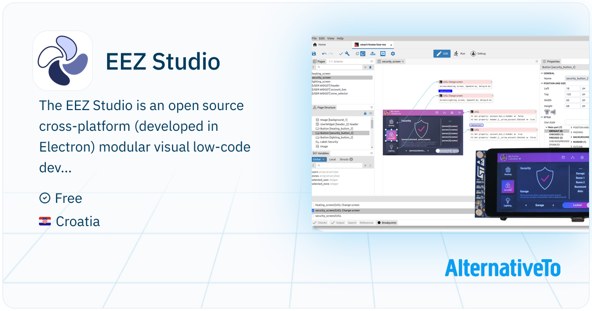 EEZ Studio: Open source cross-platform modular visual low-code ...
