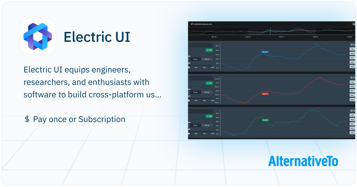 Electric UI: Equips engineers, researchers, and enthusiasts with ...