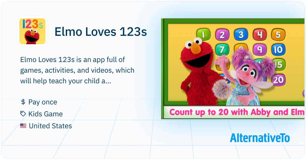 Elmo Loves 123s: Fun counting games, activities, and videos featuring ...