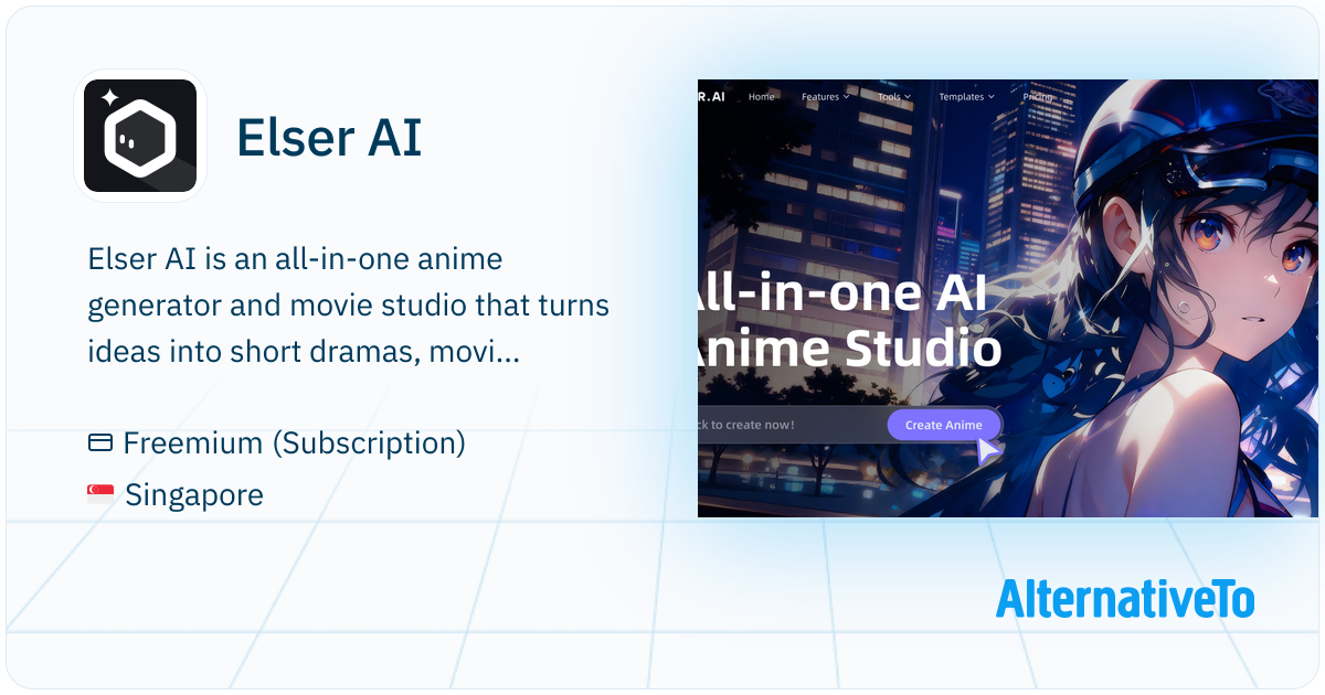 Elser AI: All-in-one AI anime generator that lets anyone create anime ...