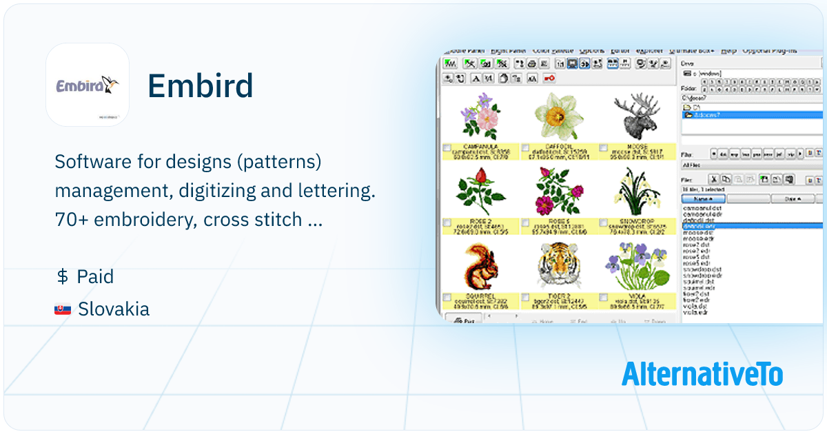 Embird: Machine-Independent Embroidery Software | AlternativeTo