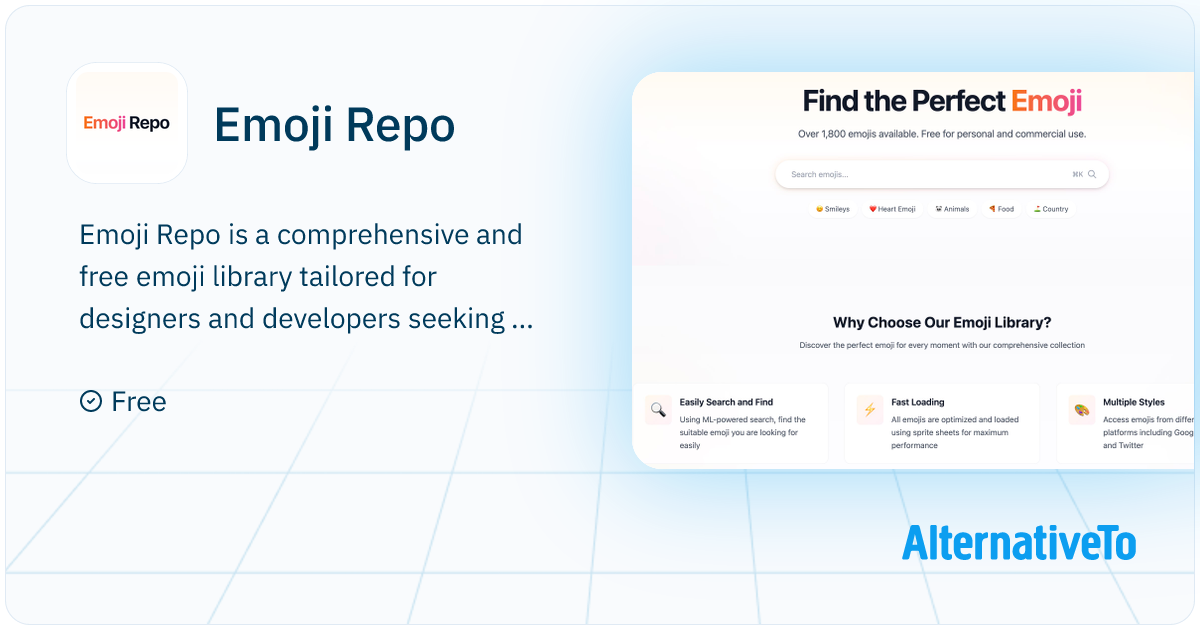 Emoji Repo: Free Emojis in PNG and SVG formats. | AlternativeTo