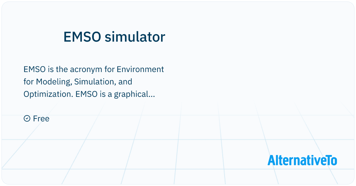 EMSO simulator: Equation-oriented process simulator with a graphical ...
