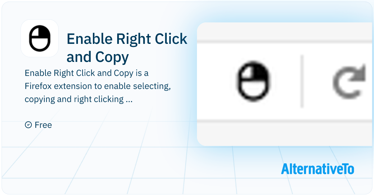 Enable Right Click and Copy: Enable selecting, copying and right ...