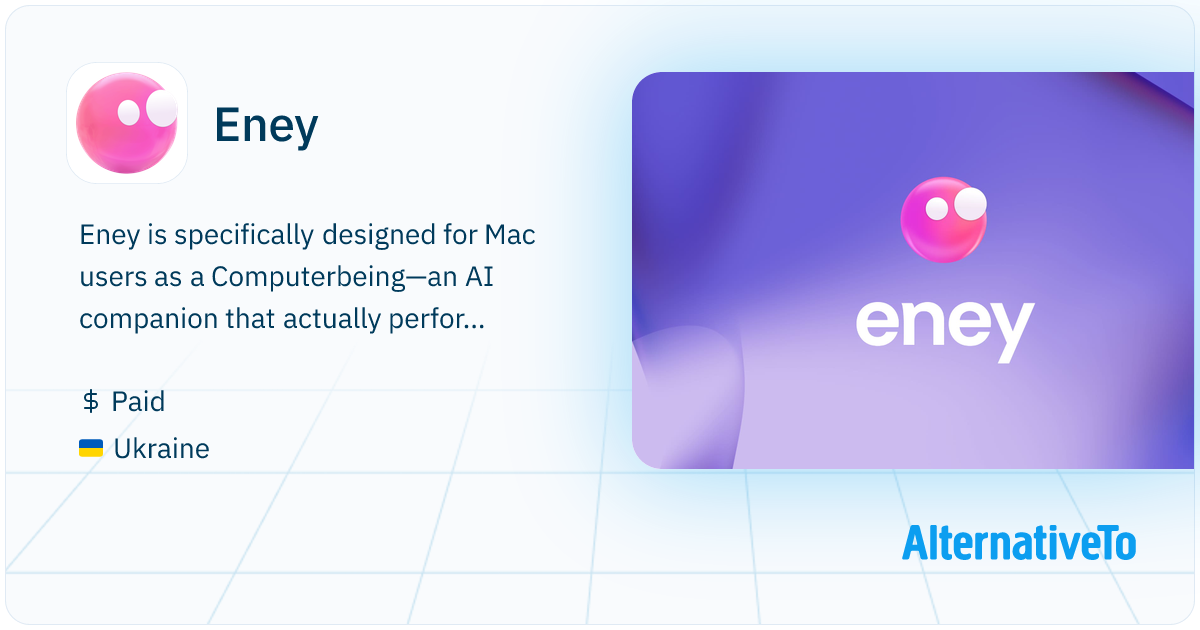 Eney: AI assistant for Mac that automates tasks and adapts to habits ...