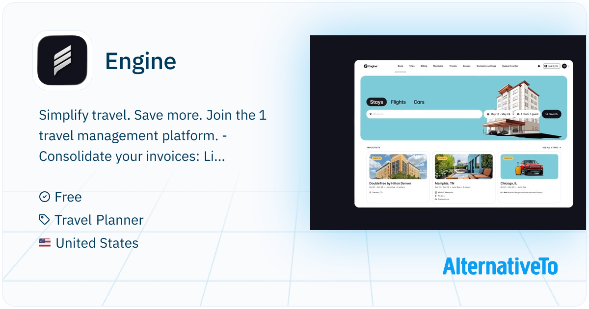 Engine: Exclusive business hotel rates and unified travel management ...