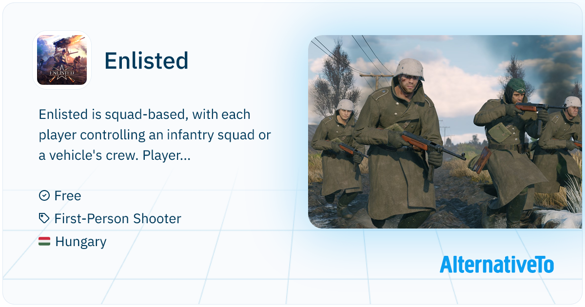 Enlisted: The free squad-based (MMO) first-person shooter game based ...