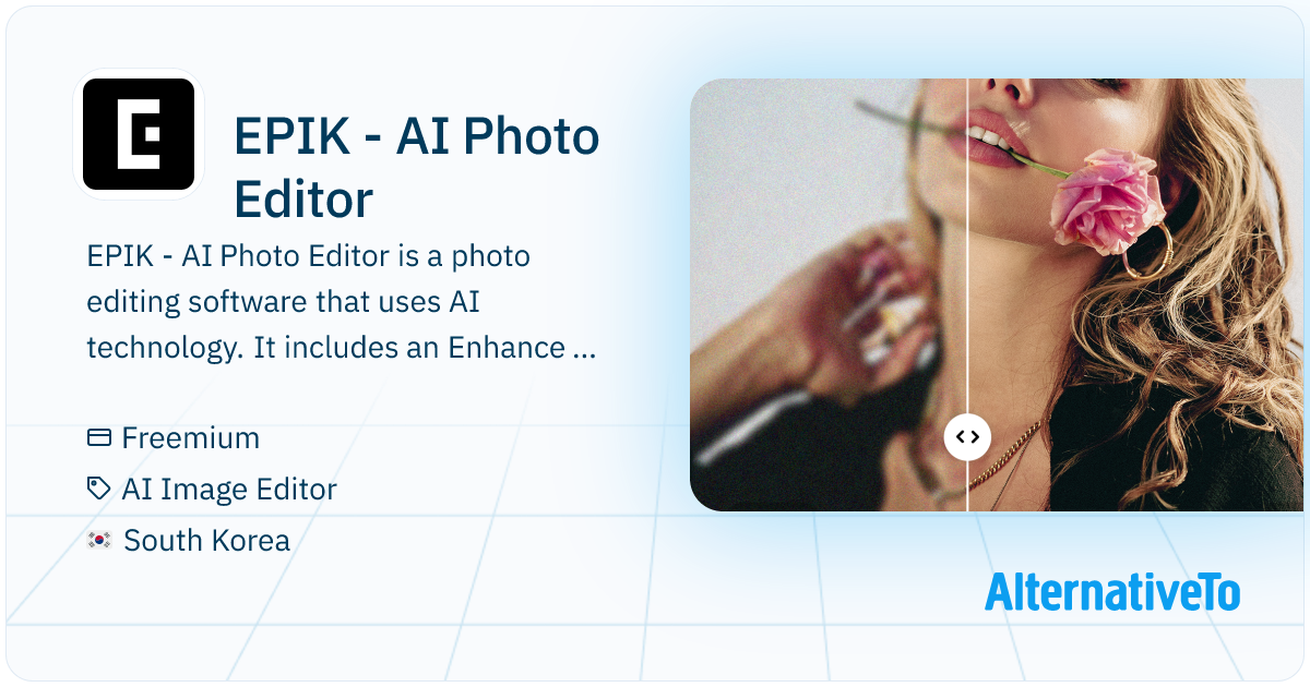 EPIK - AI Photo Editor: Photo editing software using AI technology and ...