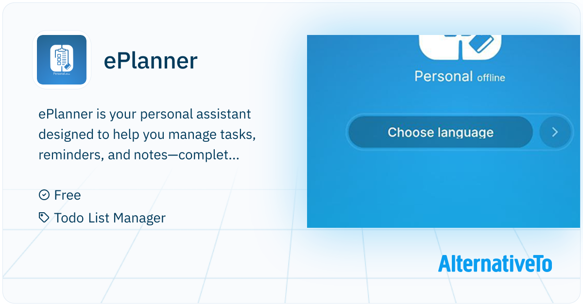 ePlanner: Smart offline planner with voice notes, photo tasks ...