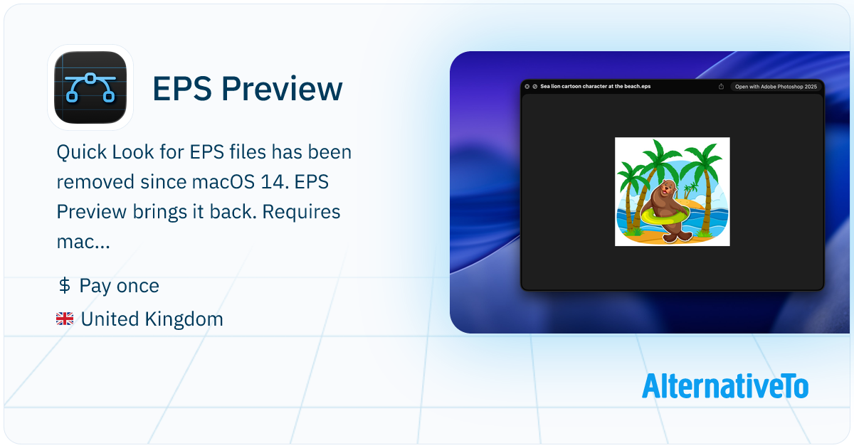 EPS Preview: Quick Look for EPS files has been removed since macOS 14 ...