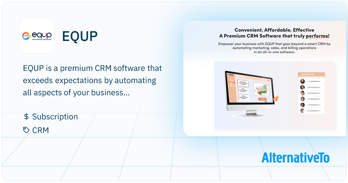 EQUP: A comprehensive solution for businesses of all sizes - small ...