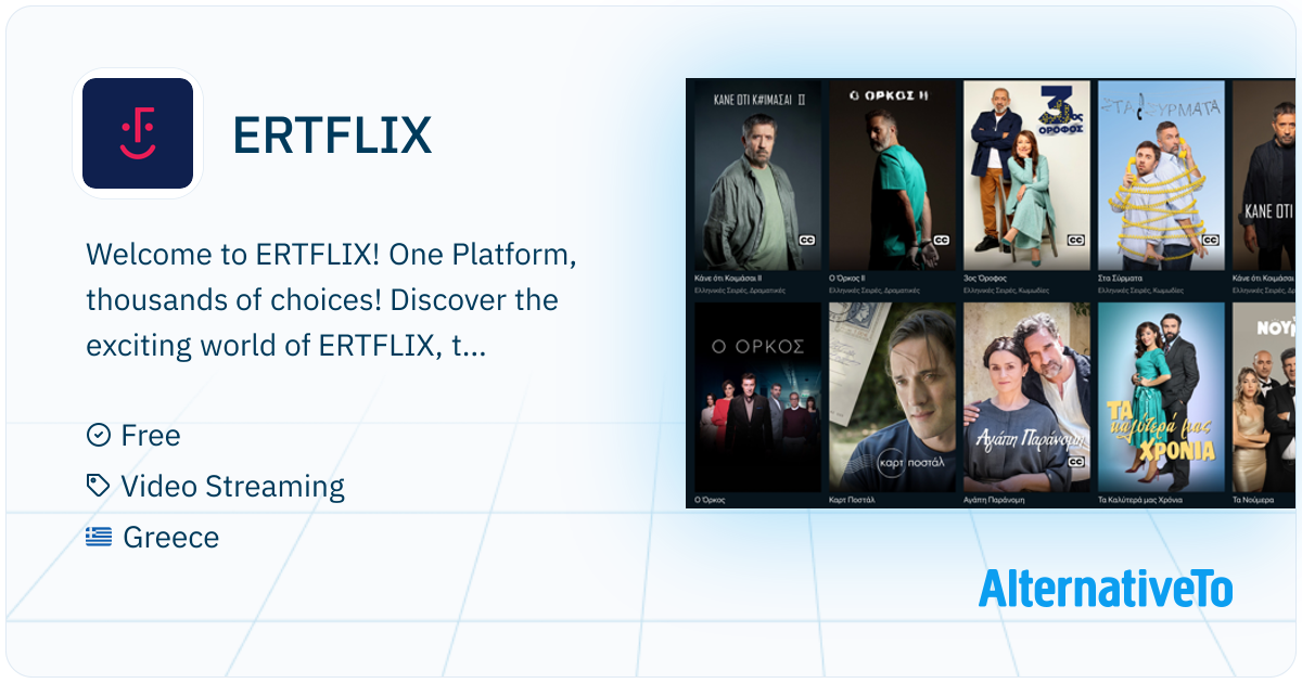 ERTFLIX: ERTflix is a streaming platform for greek shows and movies ...