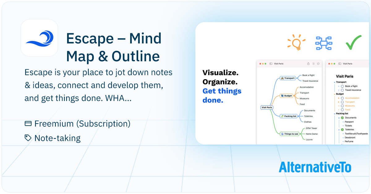 Escape – Mind Map & Outline: Escape is your place to jot down notes ...