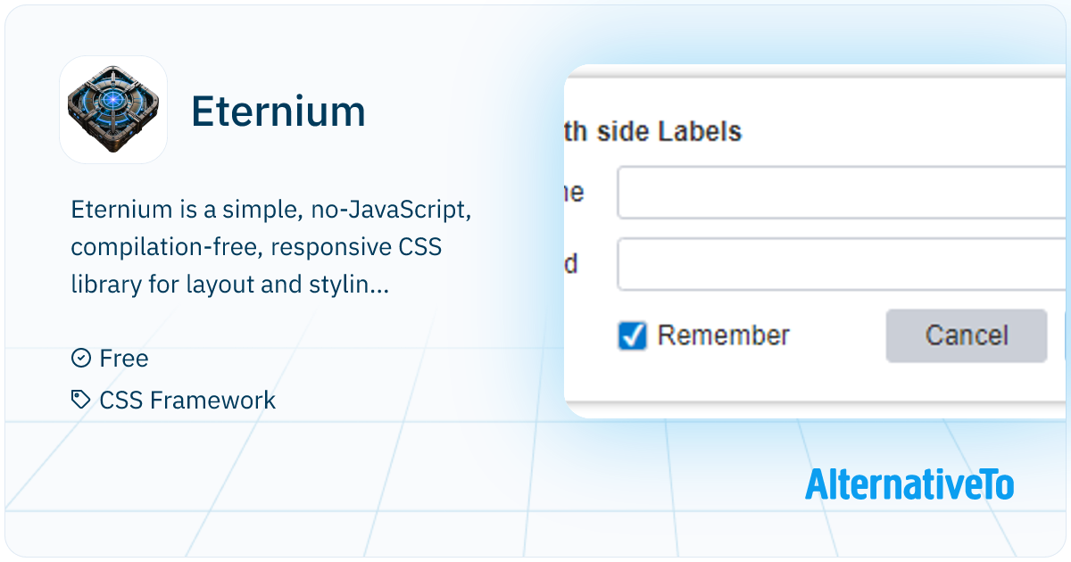 Eternium: Simple, no-JavaScript, compilation-free, responsive CSS ...