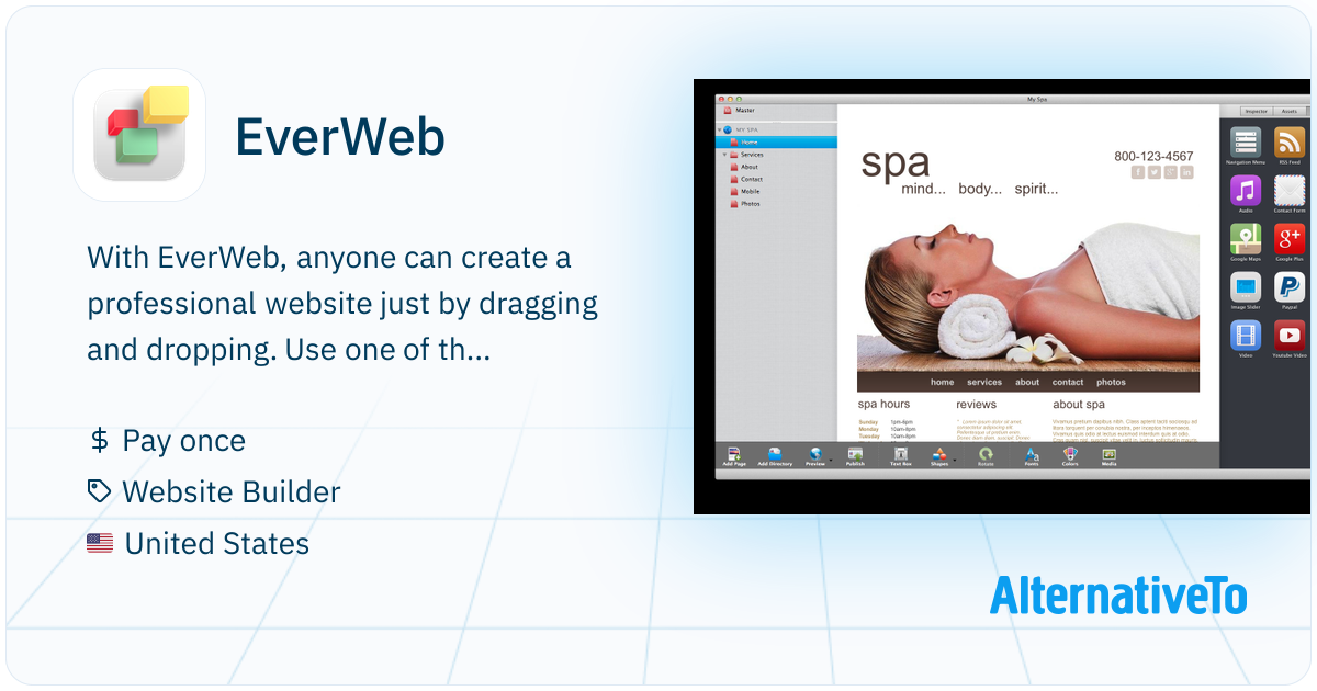 EverWeb: With EverWeb, anyone can create a professional | AlternativeTo