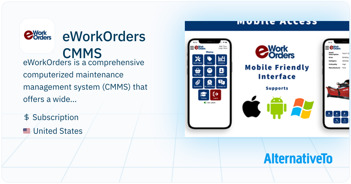 eWorkOrders CMMS : Leader in Computerized Maintenance Management ...