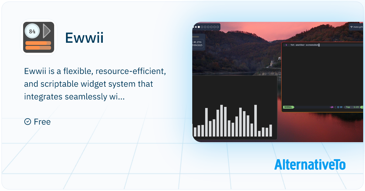 Ewwii: Building Widgets Made Better An Eww rewrite that is powerful ...
