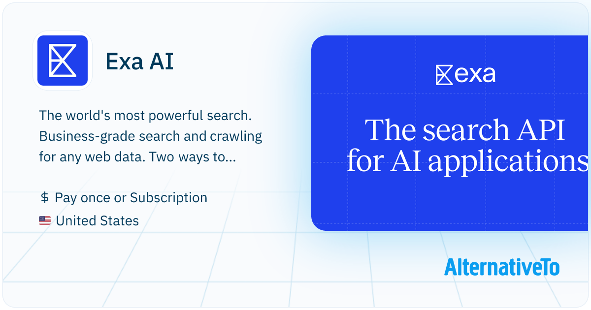 Exa AI: The Exa API retrieves the best, real-time data from the web for ...