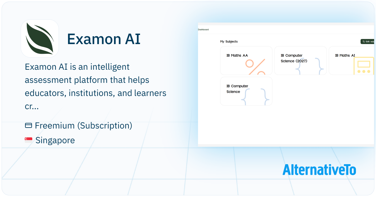 Examon AI: Education platform that streamlines exam creation, question ...