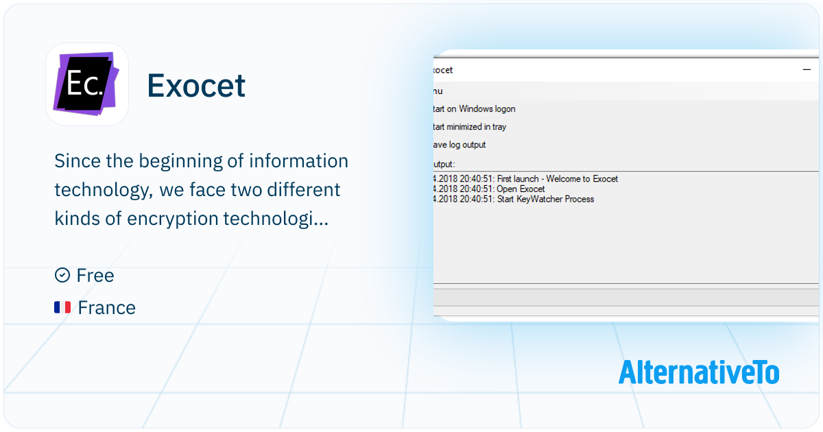 Exocet: Creates a Folder on your System. | AlternativeTo