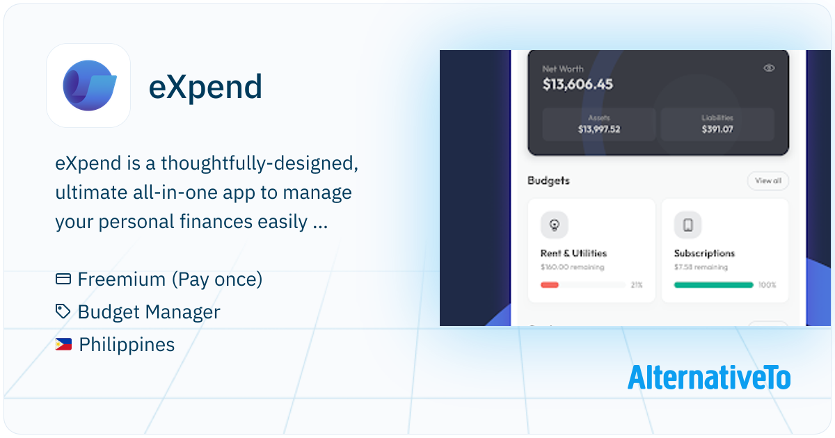 eXpend: Make Budgeting a Habit | AlternativeTo