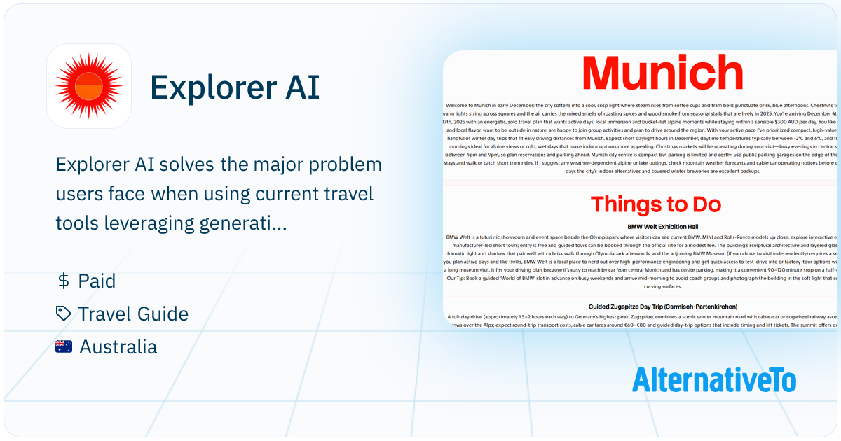 Explorer AI: Generate hyper-personalised travel recommendations for ...