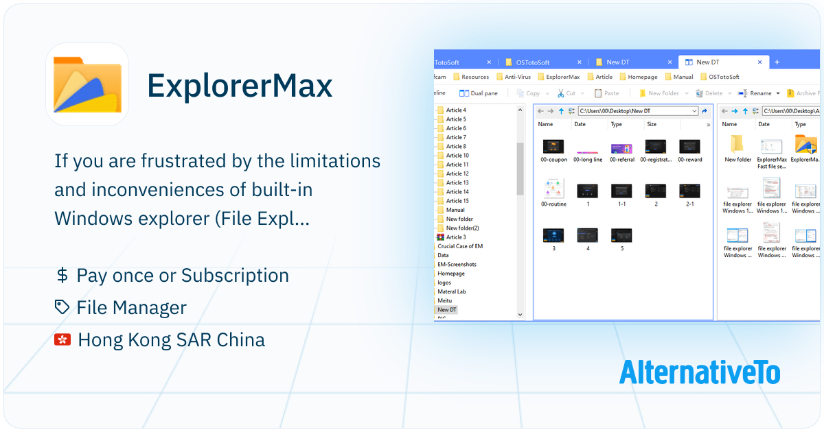 ExplorerMax: A Chrome-styled File Manager for Smart Windows Users ...