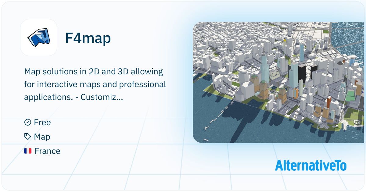 F4map: Custom 2D/3D interactive maps for professional use | AlternativeTo