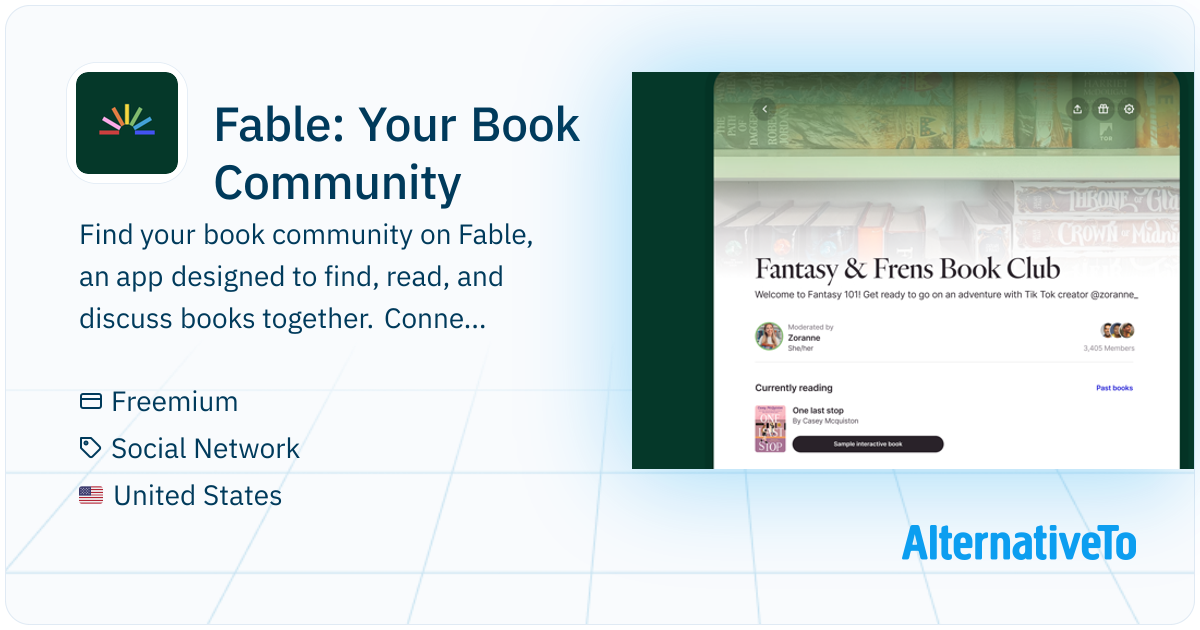 Fable: Your Book Community: Find your book community on Fable, an app ...