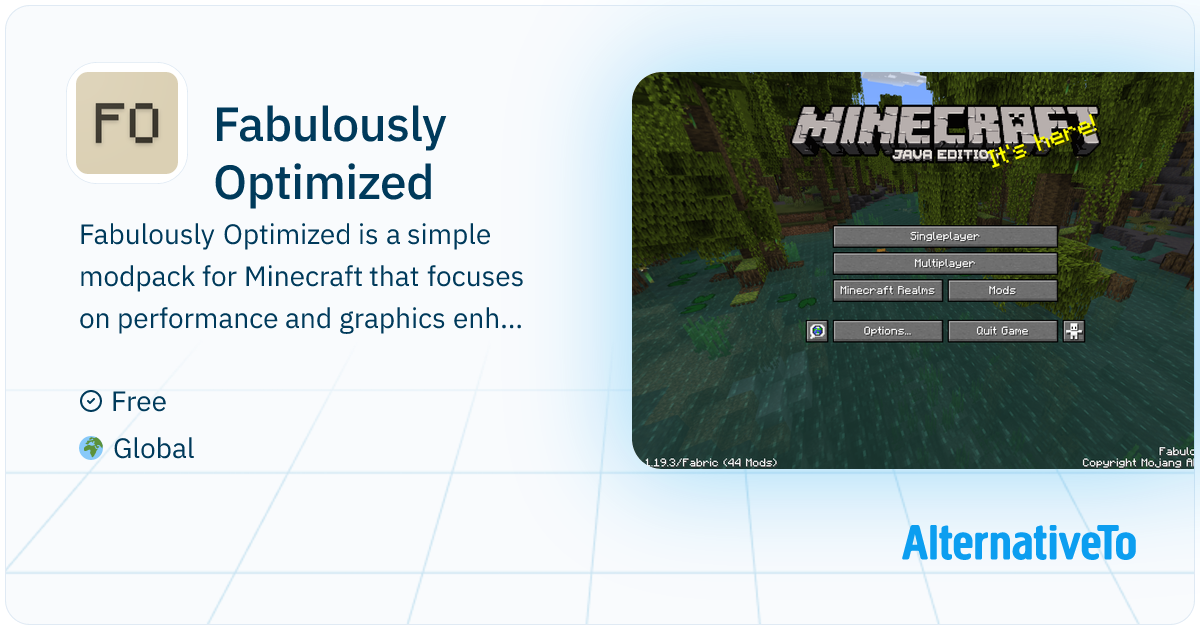 Fabulously Optimized: A simple Minecraft modpack focusing on ...