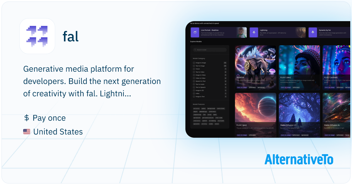 fal: Generative media platform for developers | AlternativeTo