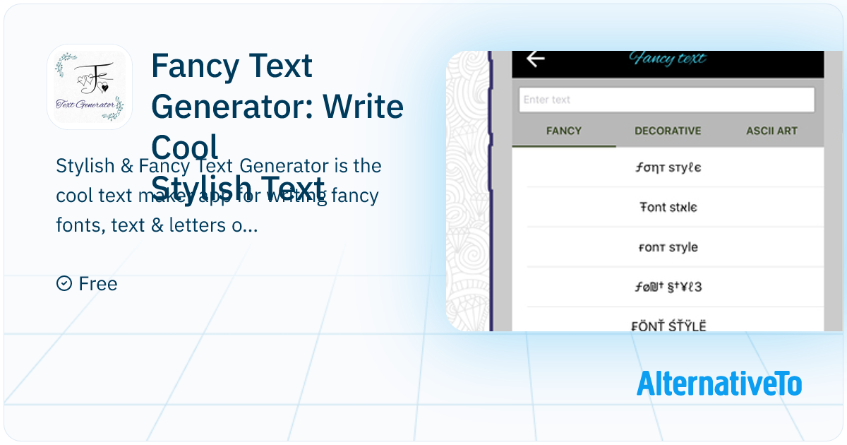Fancy Text Generator: Write Cool Stylish Text: Stylish & Fancy Text ...