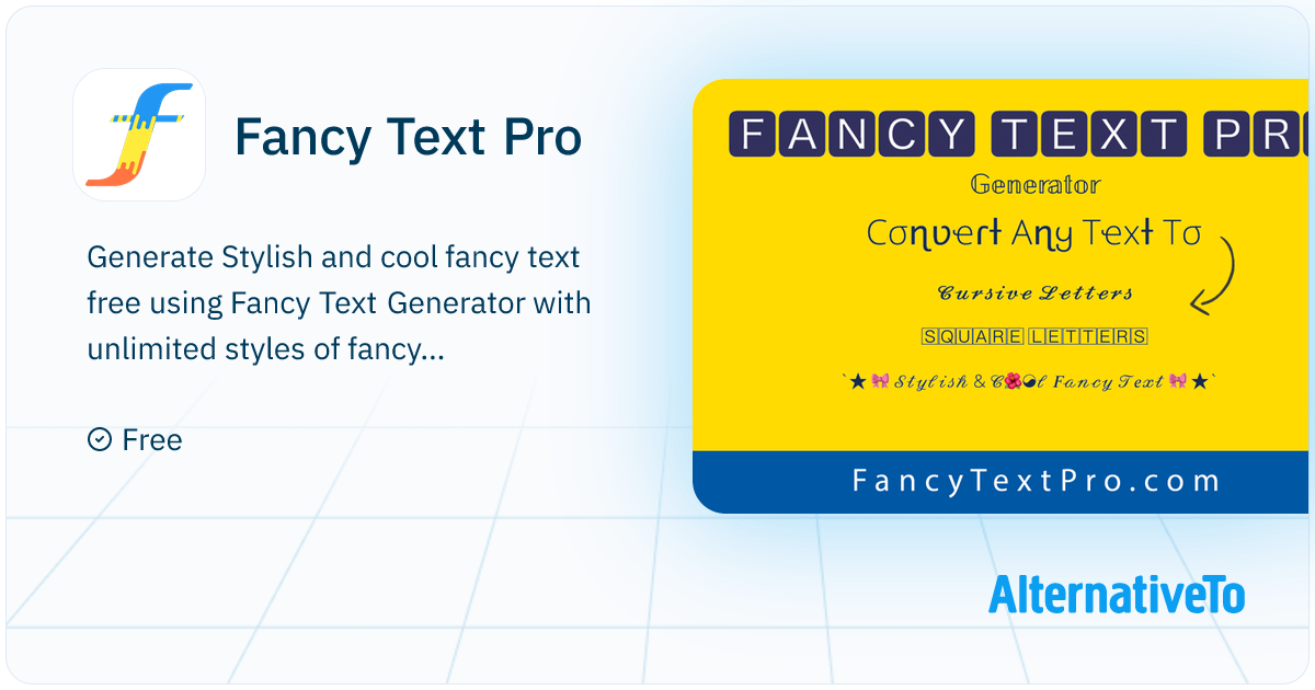 Fancy Text Pro: Generate Stylish and cool fancy text free using Fancy ...