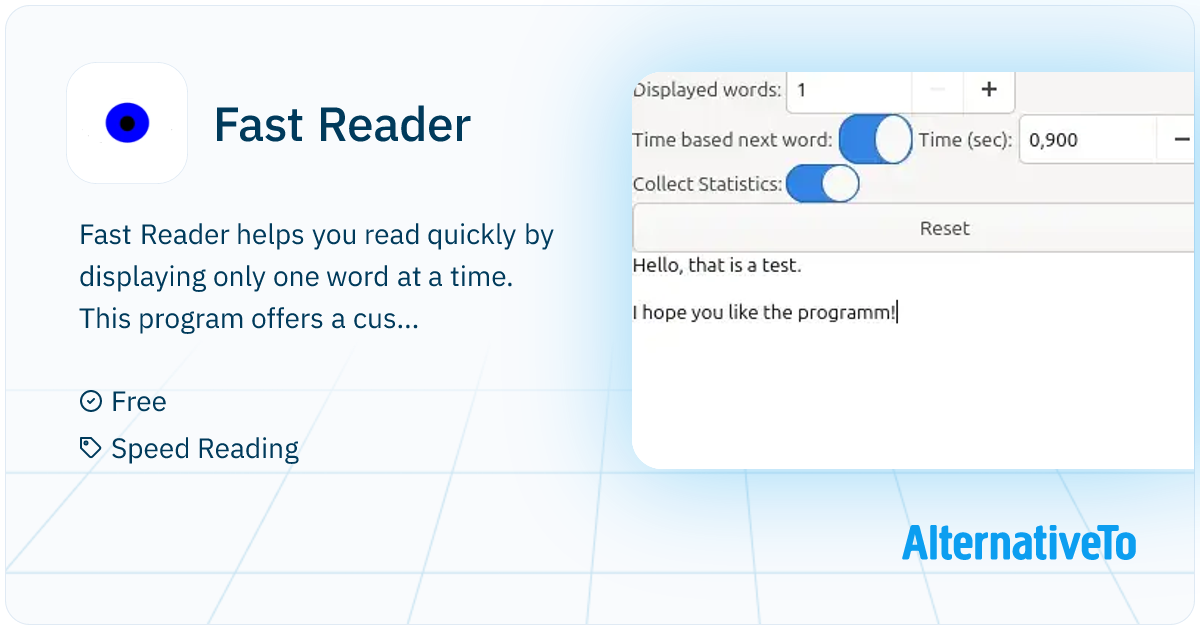 Fast Reader: Reader is a versatile application designed to assist users ...