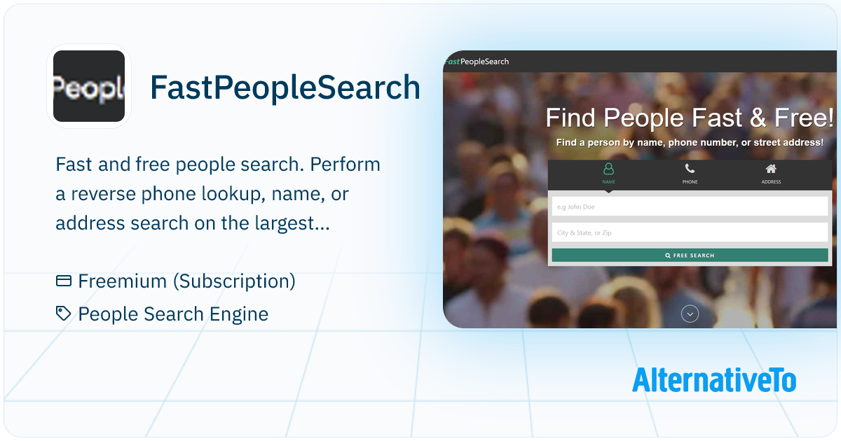 FastPeopleSearch: Research people reverse lookup various pieces of ...