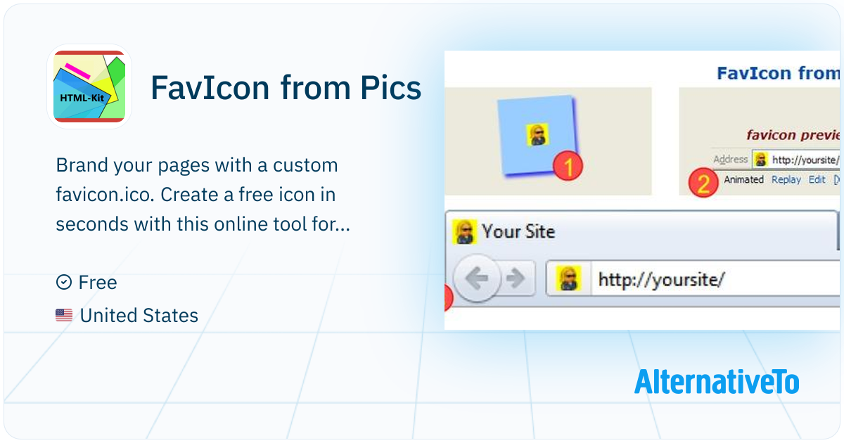 FavIcon from Pics: Brand your pages with a custom favicon.ico ...