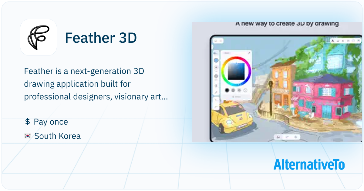 Feather 3D: An innovative application that let you dran on 3D surface ...