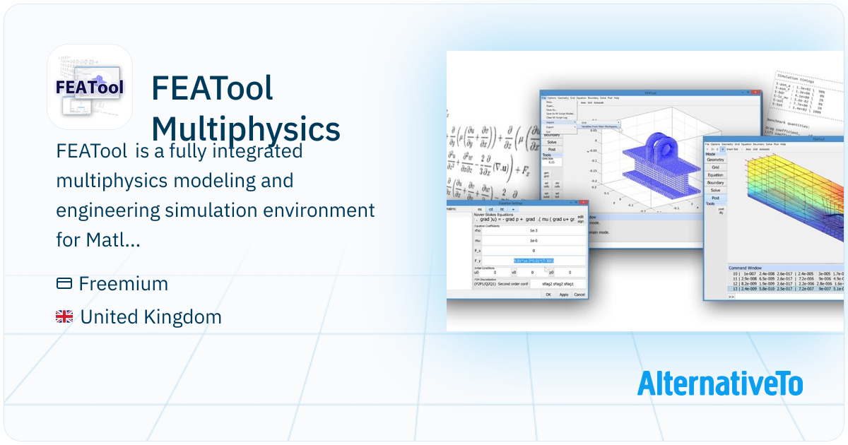 FEATool Multiphysics: Fully integrated Finite Element FEM CAE ...
