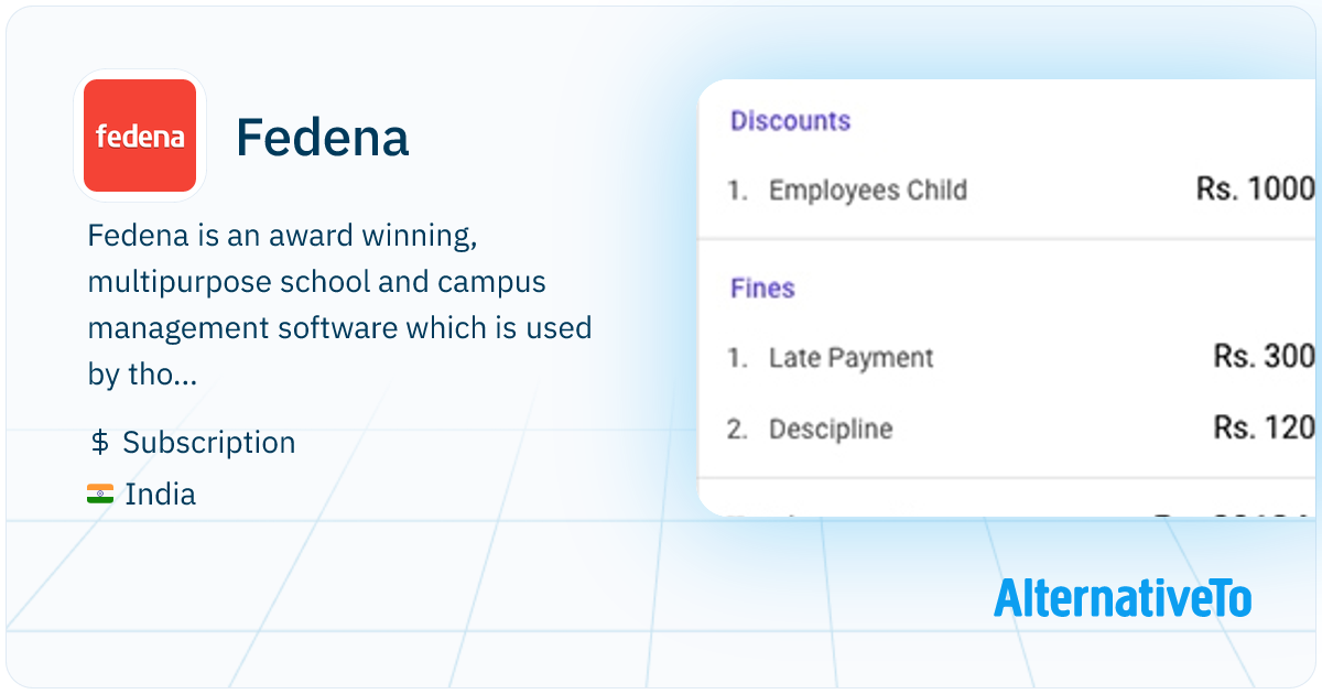 Fedena: Complete college & school ERP software, it offers 50+ features ...