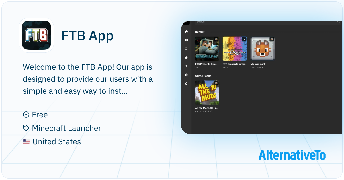 FTB App: Welcome to the FTB App! | AlternativeTo