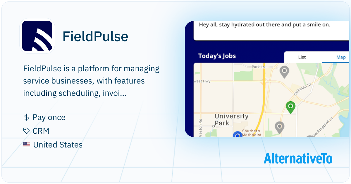 FieldPulse: Available for iOS, Android, and computer WebApp, FieldPulse ...