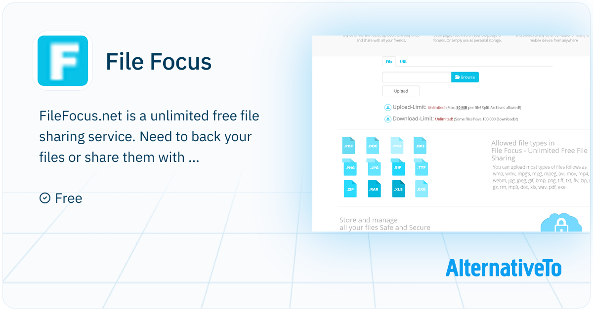 File Focus: FileFocus.net is a unlimited free file storage / sharing ...