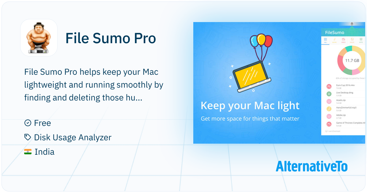 File Sumo Pro: Keep your Mac running smoothly by finding and deleting ...